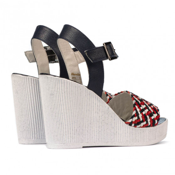 Sandale dama 5080-1 indigo combinat pret 159 lei - Marelbo