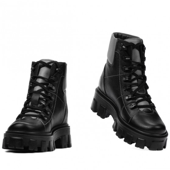 Ghete dama 3373 negru combinat pret 299 lei - Marelbo