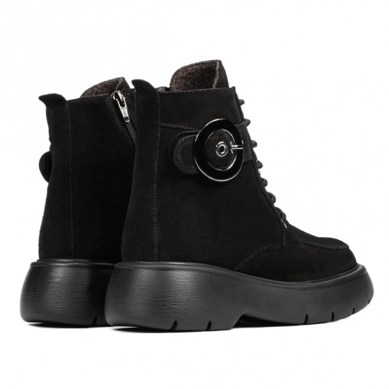 Ghete dama 3372 negru velur pret 359 lei - Marelbo